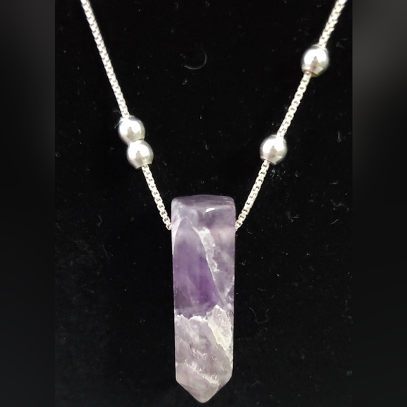 Alex and Ani | Jewelry | Alex And Ani Amethyst Gemstone Necklace | Poshmark